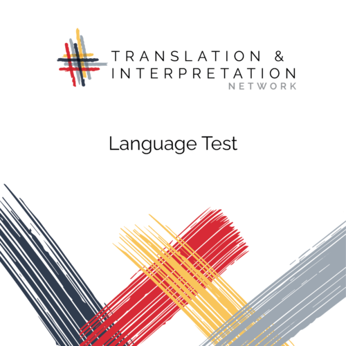 Language Test (Individuals) – TIN – Translation & Interpretation Network